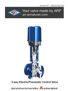 วาล์วควบคุมระดับน้ำแบบลูกลอยไฟฟ้ารุ่น RAF 1031 ใช้งานในอ่างเก็บน้ำ