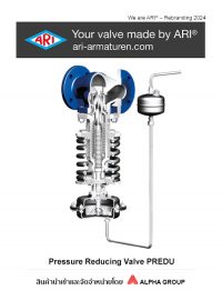 การติดตั้งวาล์วลดแรงดัน หรือ Pressure Reducing Valve (PRV)