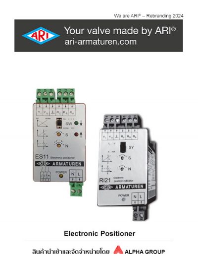 ARI - Electronic positioner - Alpha Group Company