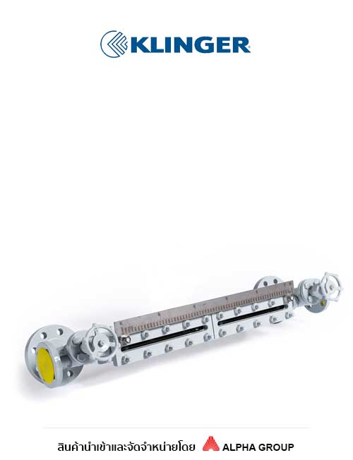 จำหน่าย มาตรวัดระดับน้ำ KLINGER - Transparent Level Gauges