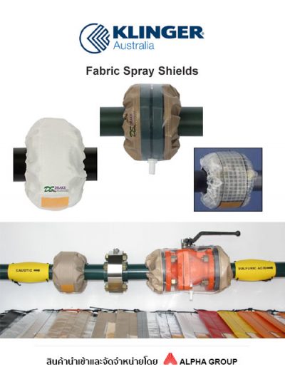 จำหน่าย Fabric Spray Shields อุปกรณ์สำหรับหุ้มข้อต่อระบบท่อส่ง