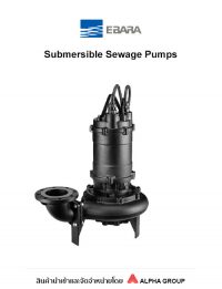 อัลฟ่ากรุ๊ปตัวแทนจำหน่ายปั๊มน้ำอุตสาหกรรม แบรนด์ Ebara